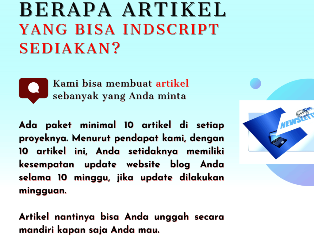 Jasa Pembuatan Artikel - INDSCRIPT CREATIVE